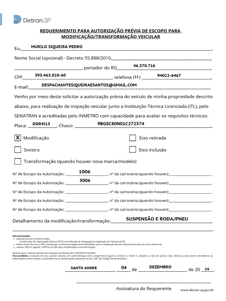 Requerimentos Solicitacao Exame Pratico - Requerimento+para+autorização ...