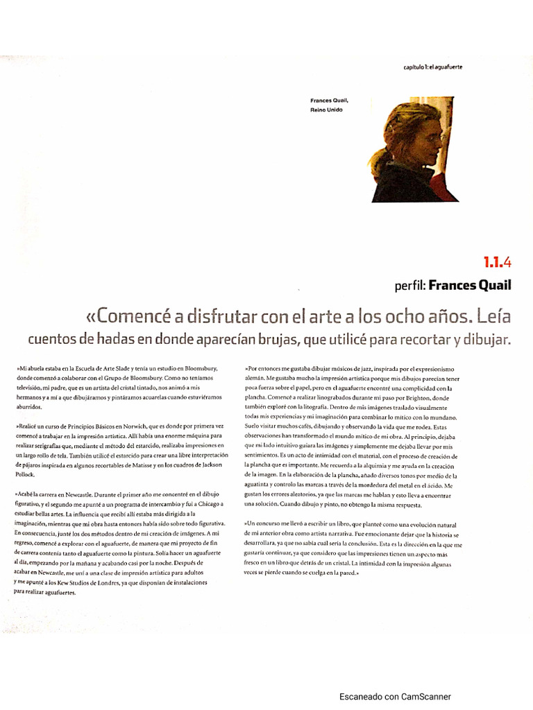 perfil Francés Quail. La impresión como arte | PDF