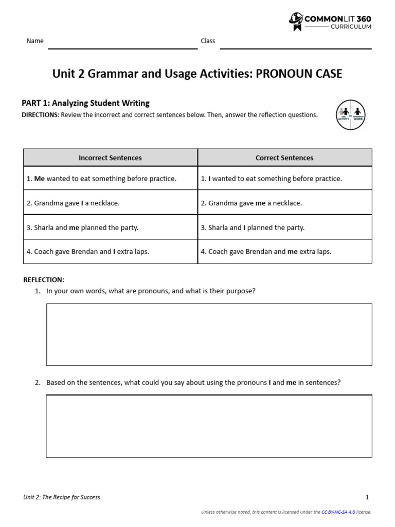 Pronoun Case | PDF | Pronoun | Subject (Grammar)