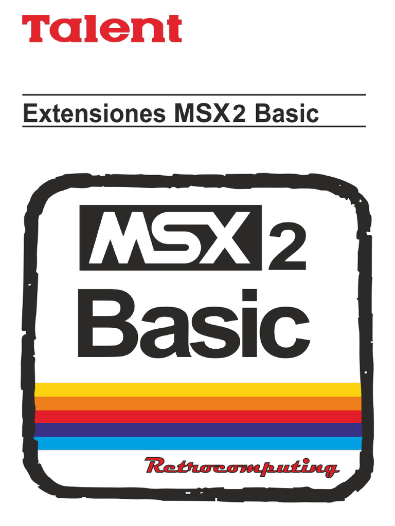 Extensiones MSX 2 Basic (1) | PDF | Color | Verde