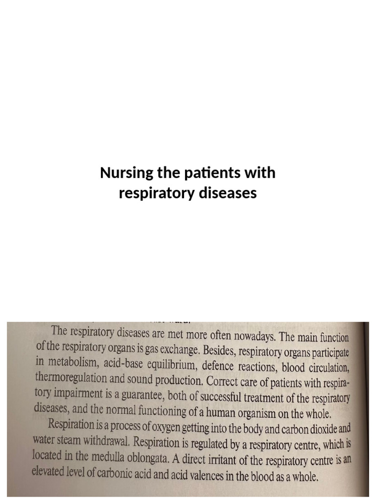 respiratory disease. | PDF