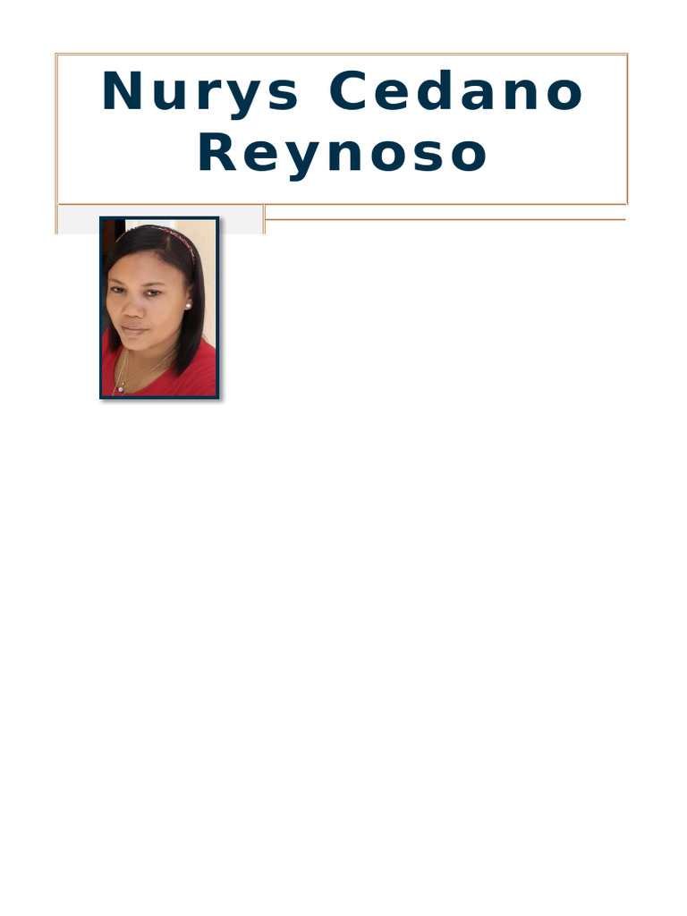 CV-Nurys Cedano Reynoso | PDF