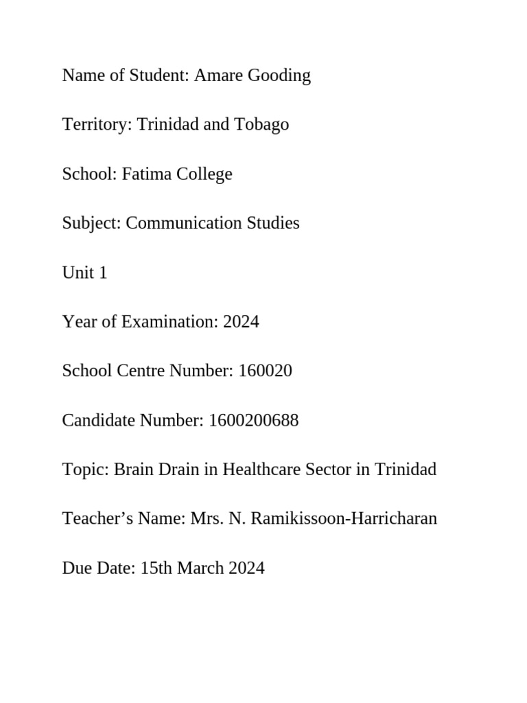 Communication Studies SBA/IA | PDF