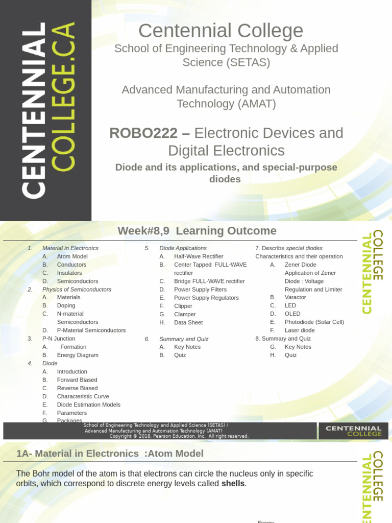ROBO-222_Diodes, Its Applications and Special Purpose Diodes | PDF ...