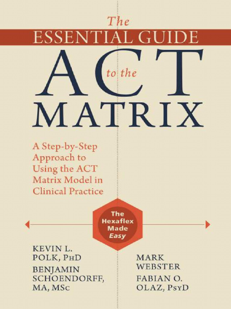 The Essential Guide To The ACT Matrix A Step by Step Approach To Using ...