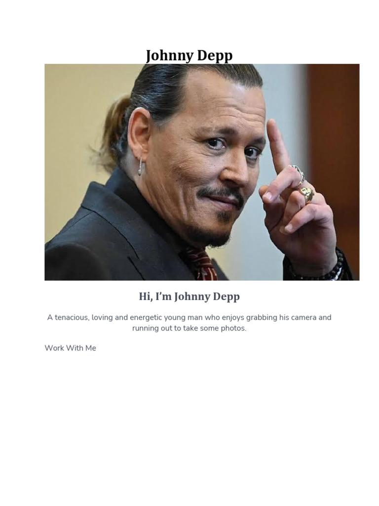 Johnny Depp | PDF | Johnny Depp