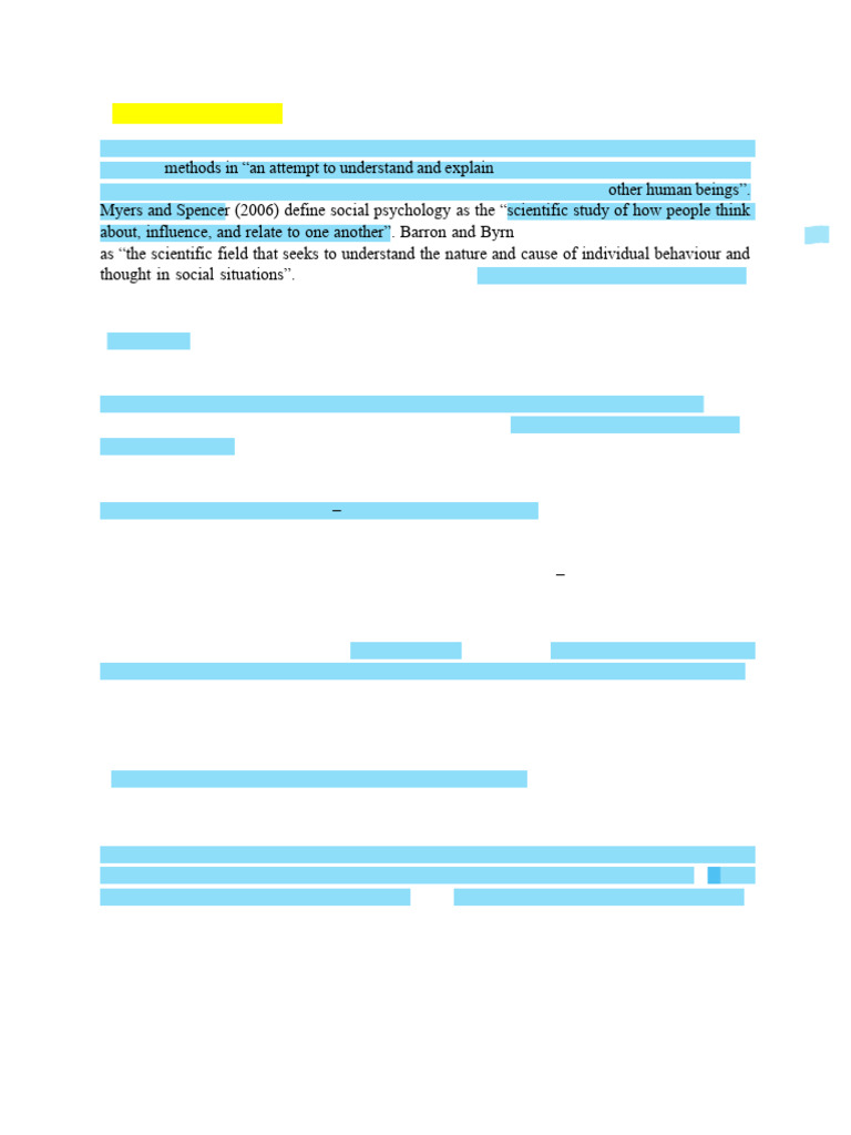 ASP unit 1 | PDF | Social Psychology | Psychology
