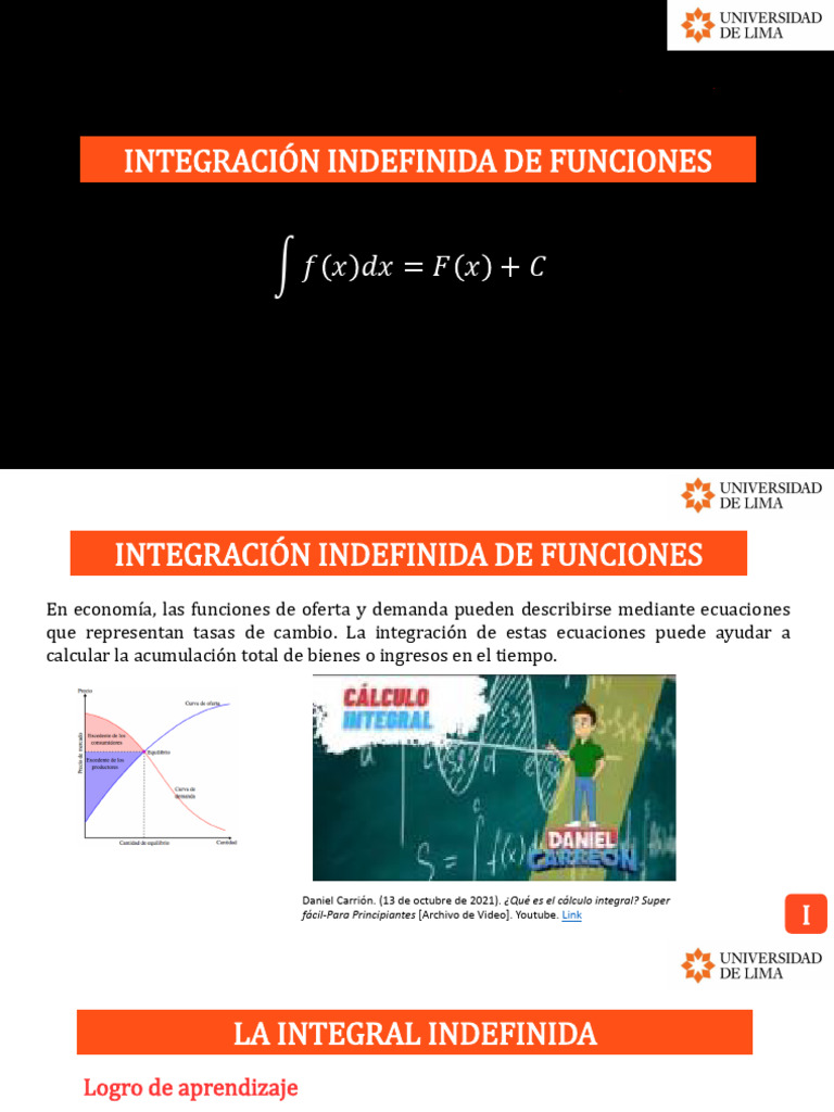 23. Integral Indefinida | PDF | Integral | Función (Matemáticas)