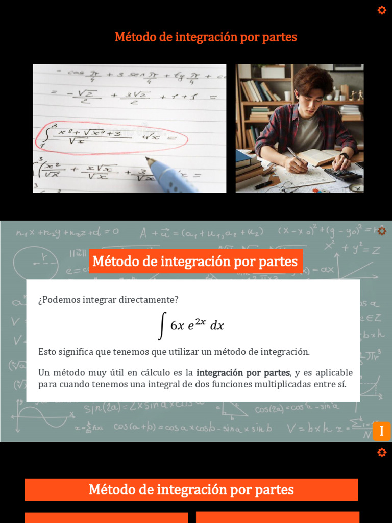 Método de Integración Por Partes | PDF | Integral | Relaciones matematicas