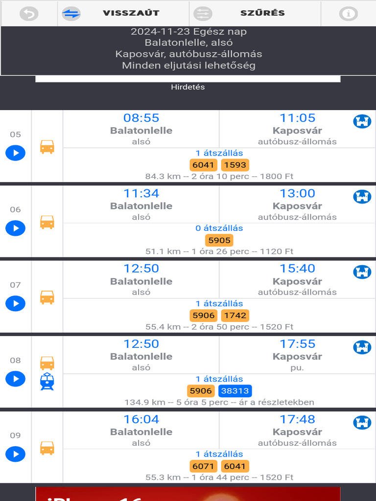 Menetrendek Hu | PDF