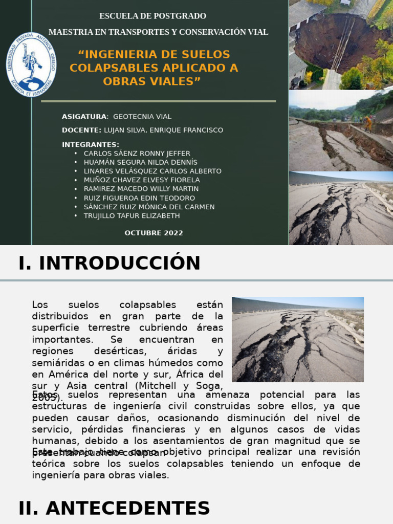 Suelos Colapsables | PDF | Suelo | Agua