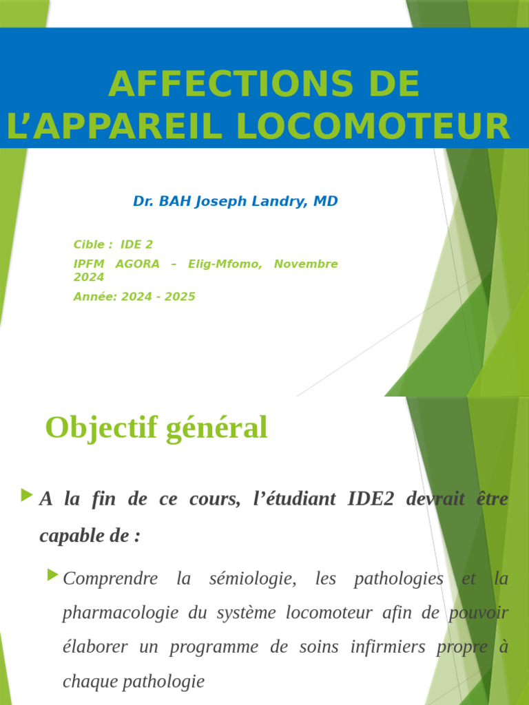 Affections du Système Locomoteur: Guide IDE2 | PDF | Arthrose | Goutte ...