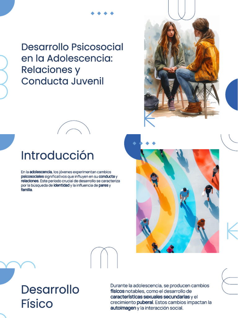 Desarrollo Psicosocial en La Adolescencia Relaciones y Conducta Juvenil | PDF