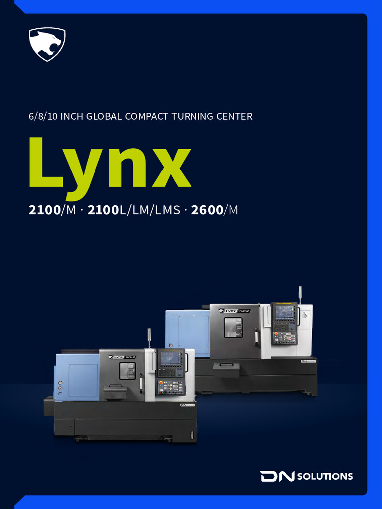 Lynx 2100 - 2600 Series | PDF | Numerical Control | Computer Keyboard