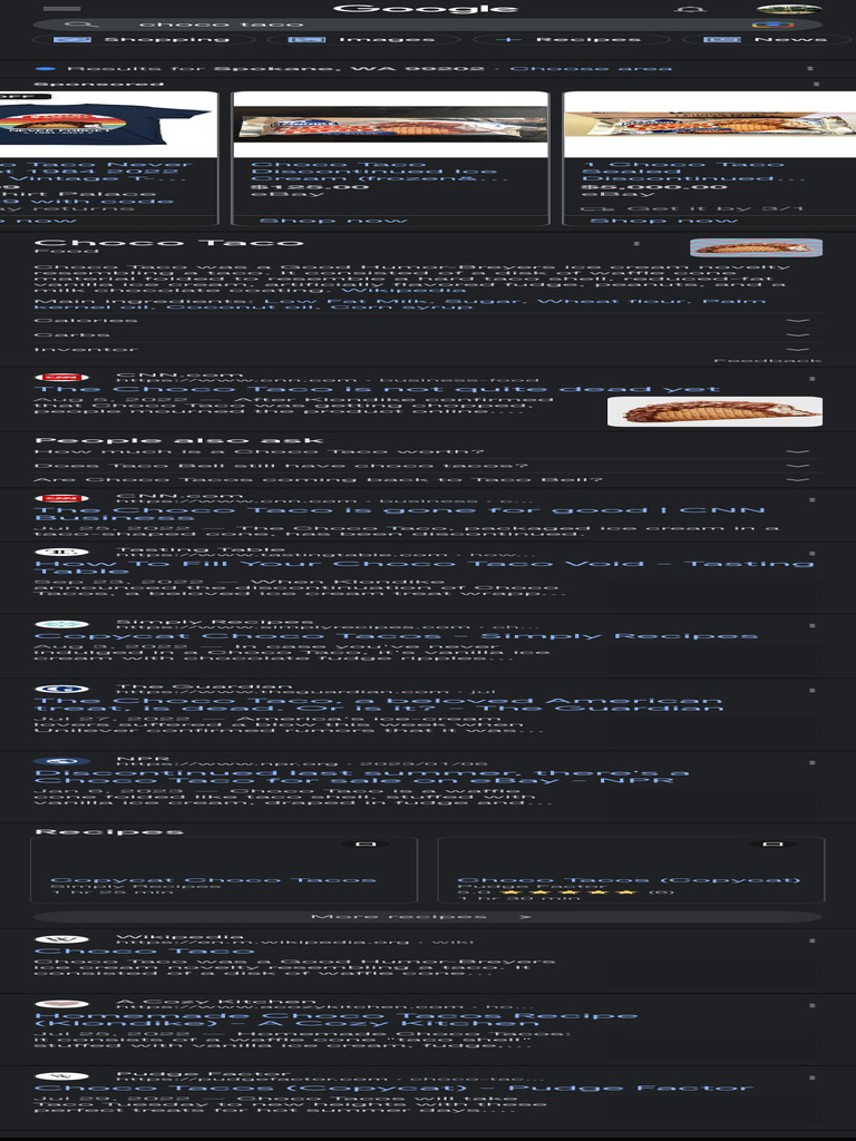 choco taco | PDF | Foods | Cuisine