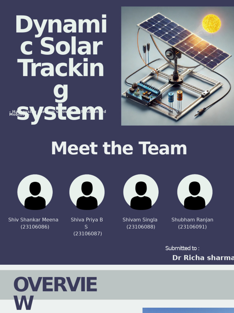 Dynamic Solar Tracking System Overview | PDF | Electrical Resistance ...