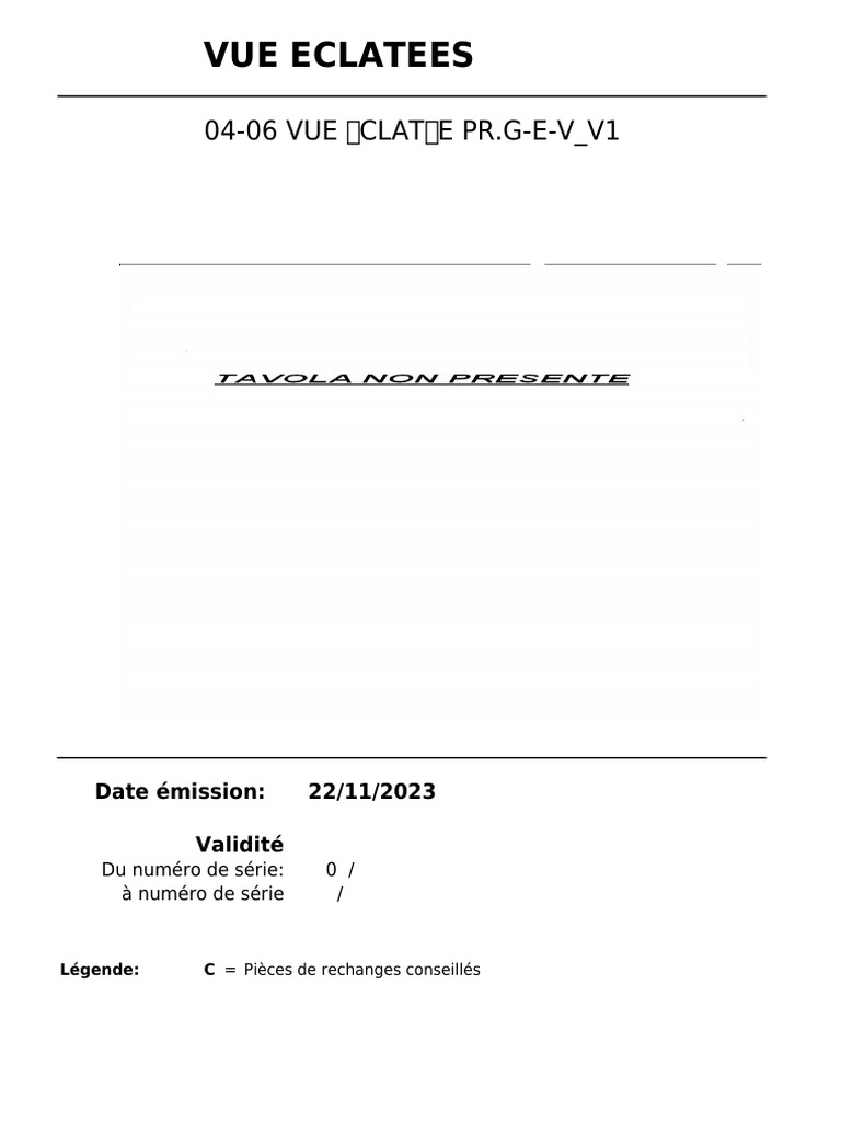 Vue Eclatee - PR - V1 2023 | PDF