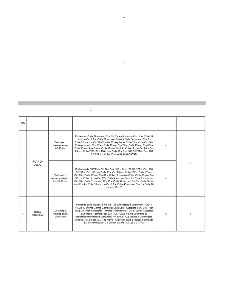 BORRADOR CLAUSULADO CTO PRESTACION DE SERVICIOS RUTAS 2024-25 | PDF | Colombia | Documento de ...