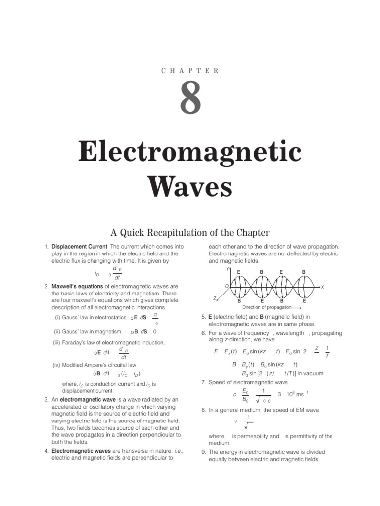 Electromagnetic Waves Overview | PDF | Electromagnetic Radiation | Waves