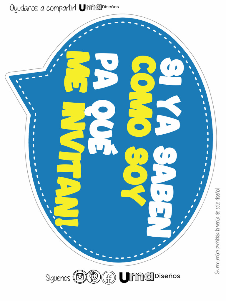 Si ya saben como soy pa que me invitan | PDF