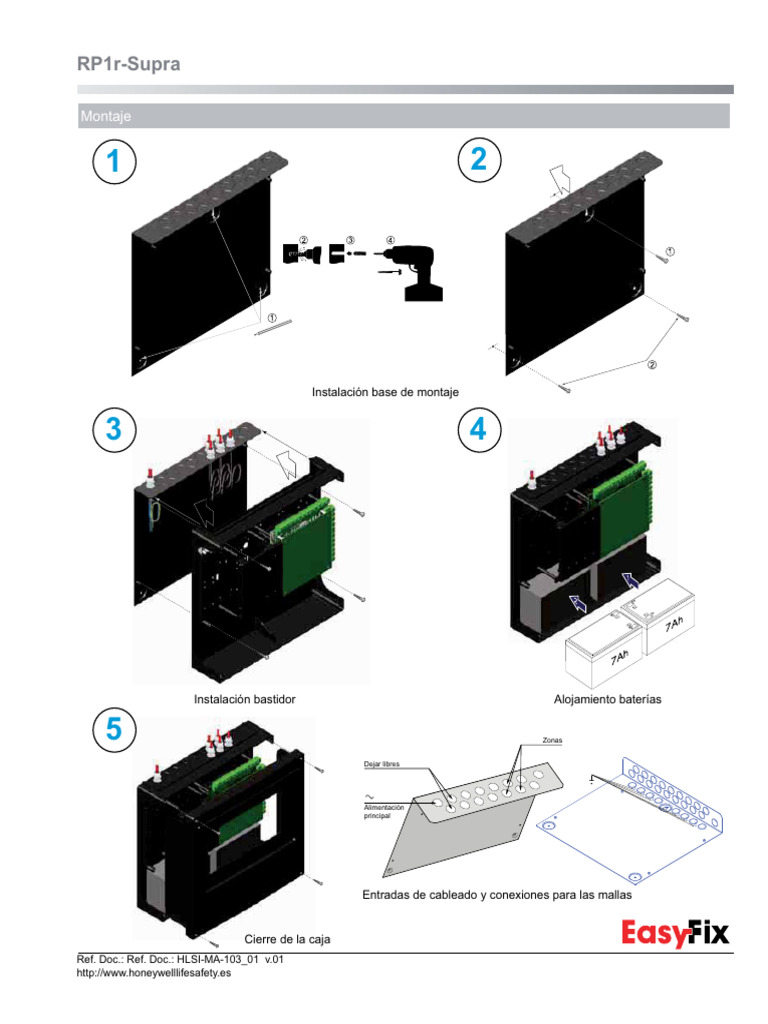 HLSI MA 103 - GuiaRapida - RP1r Supra | PDF | Relé | Electricidad