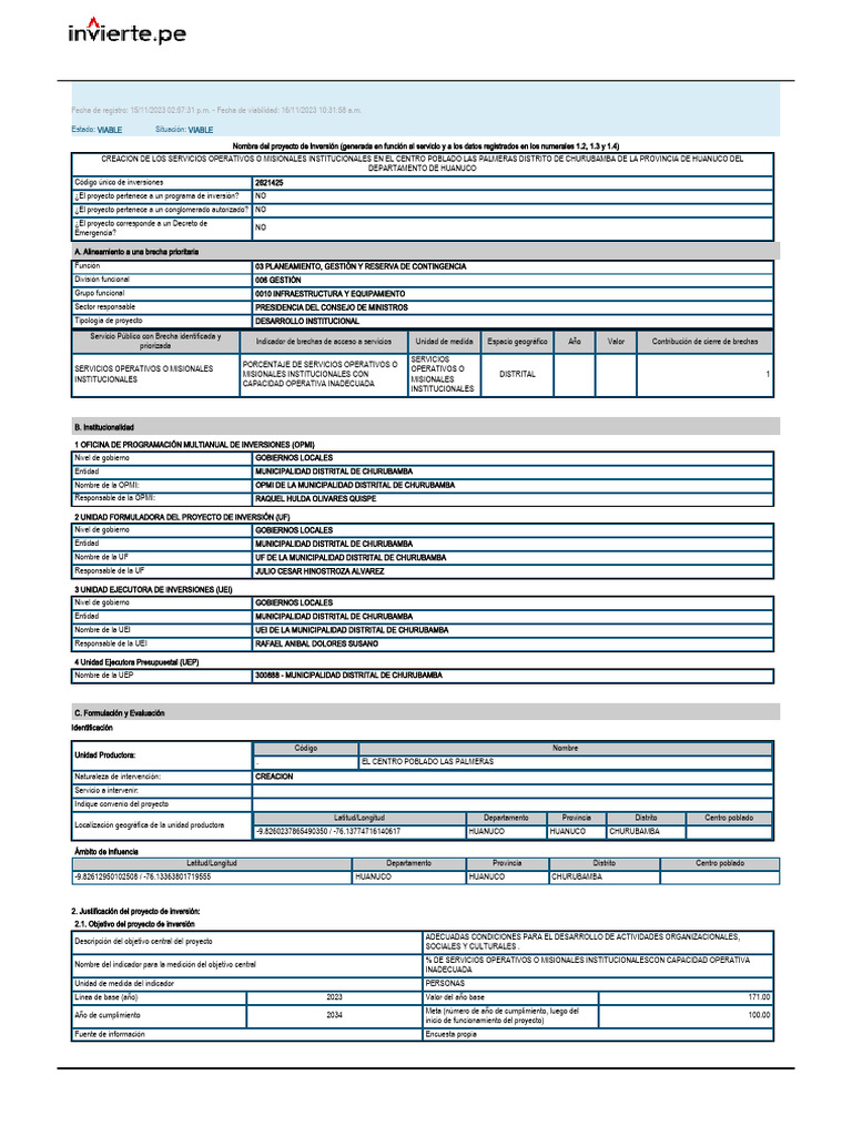 Formato 7 A | PDF | Tasa interna de retorno | Inversiones