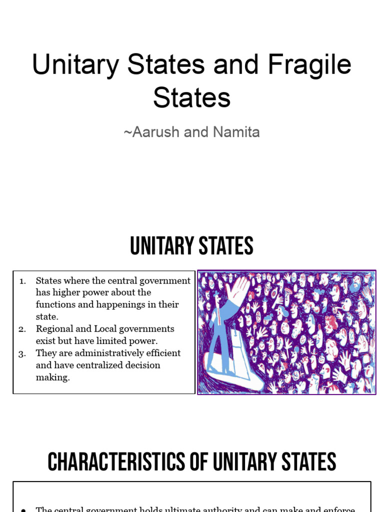 Unitary States and Fragile States | PDF | Economies | Political Science