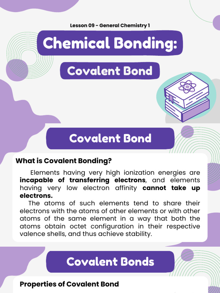 Genchem1 - Lesson 9_covalent Compounds_pdf (1) | PDF | Chemical Bond ...