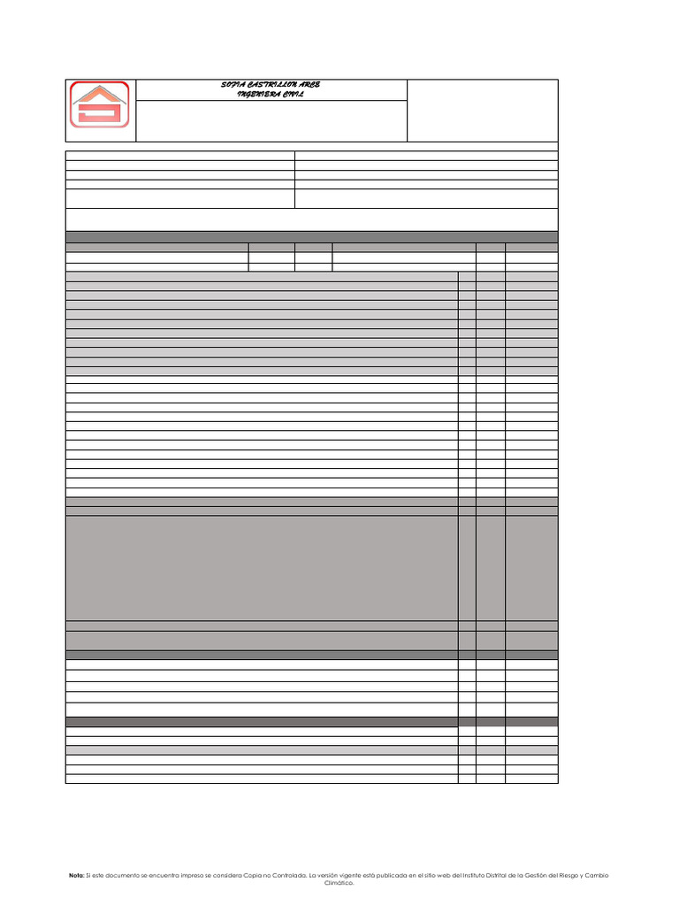 TH-FT-118 Formato Lista de Chequeo y ATS SOFIA ARCE | PDF