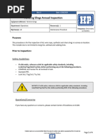 Rigging Equipment Inspection Checklist | PDF | Rope | Wire