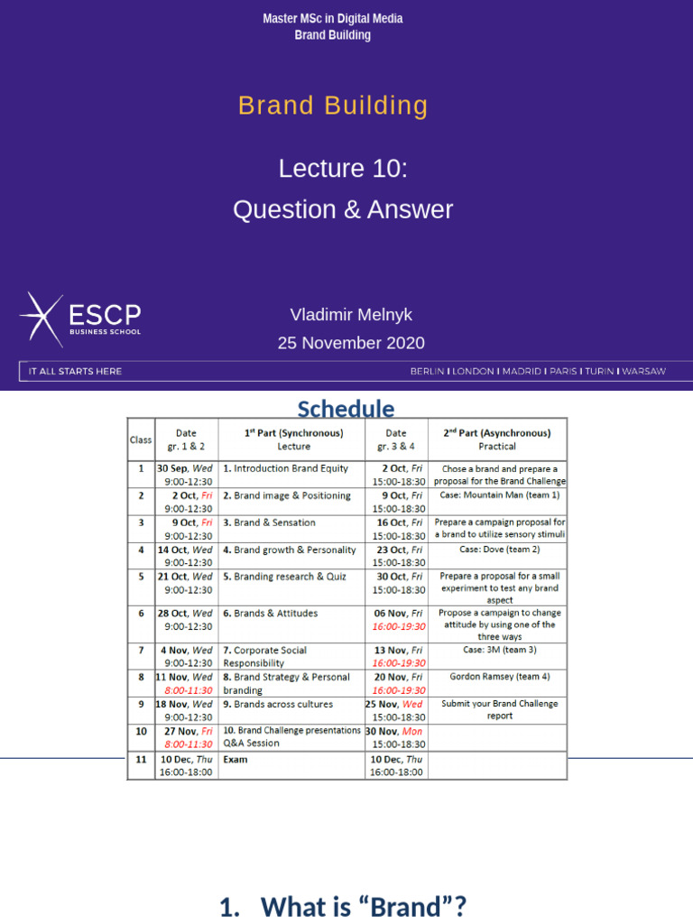 BB10 Q&a | PDF | Brand | Attitude (Psychology)
