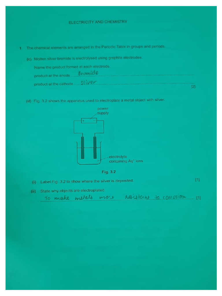Chemistry Worksheet | PDF