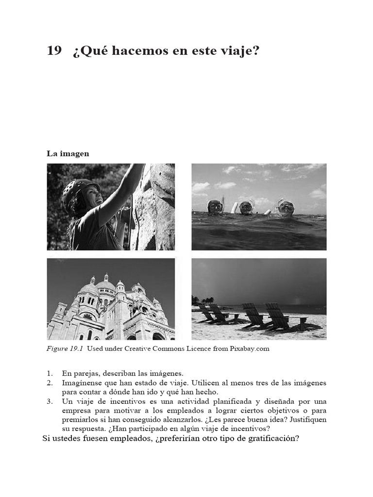 Español B2 - Expresión Oral - Que Hacemos en Este Viaje | PDF | Hotel ...