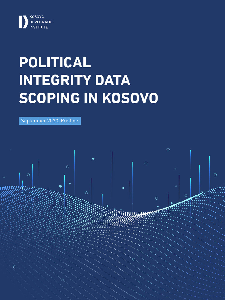 Political Integrity: Data scoping in Kosovo | PDF | Corruption | Metadata