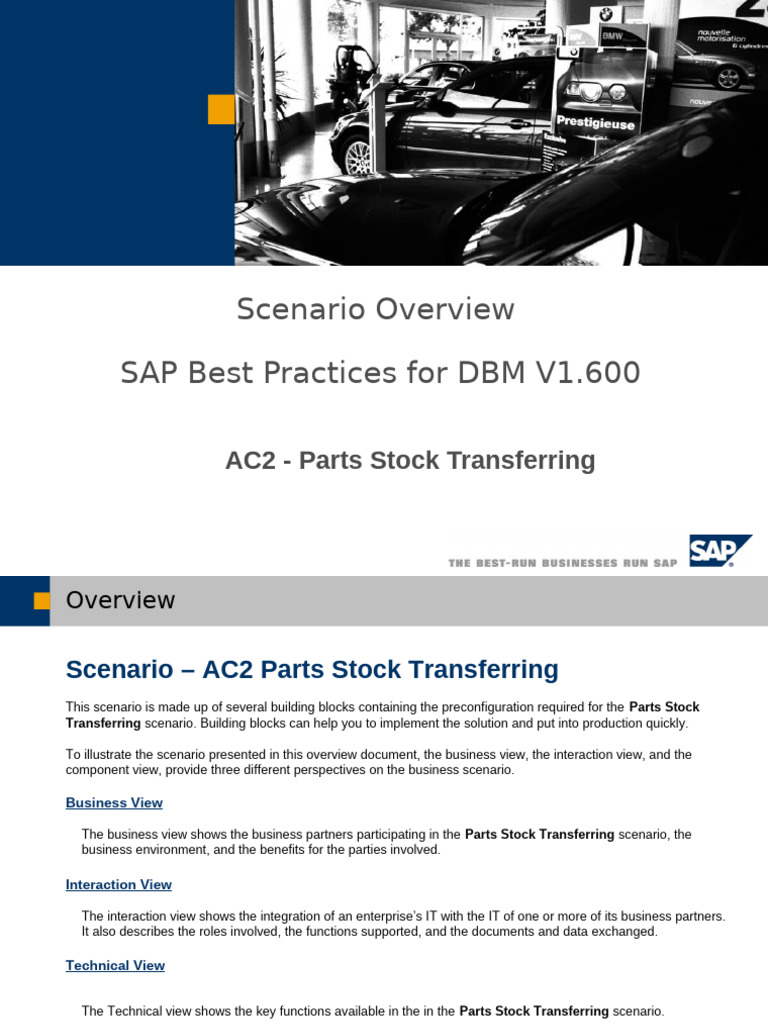 AC2_Scen_Overview_EN_DE | PDF | Ibm Db2 | Receipt