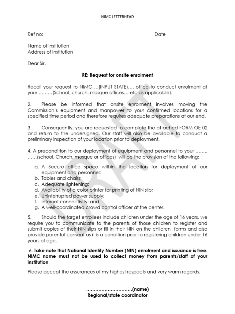 Oe01 Lettertemplate | PDF