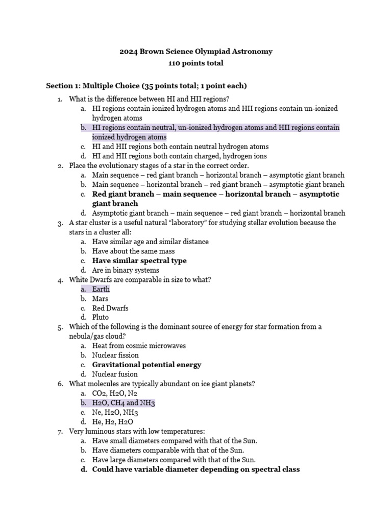 Astronomy | PDF | Stars | Formation And Evolution Of The Solar System