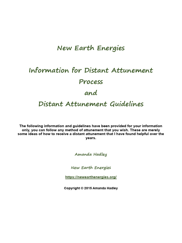 Attunement-Process-Guidelines | PDF