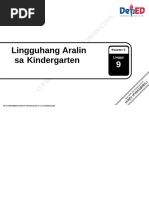 Kindergarten Learning Activity Sheet Q3 Week5 | PDF