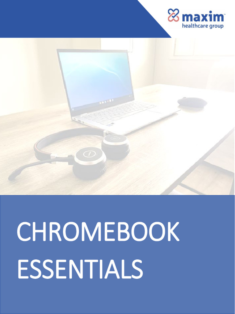 Chromebook Setup Guide for Caregivers | PDF | Chromebook | Tablet Computer