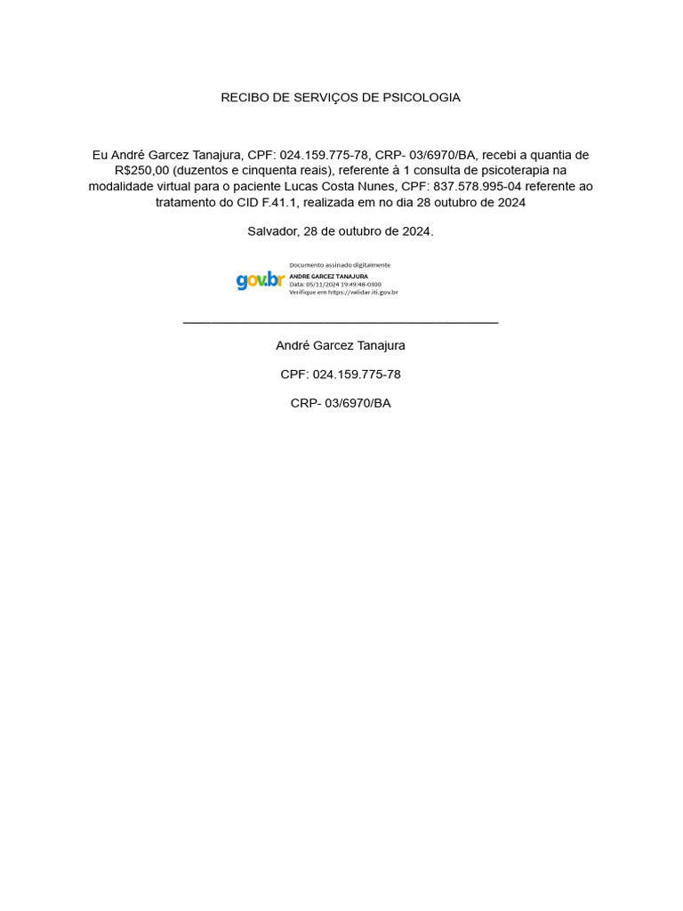 Recibo Lucas Assinado Pdf