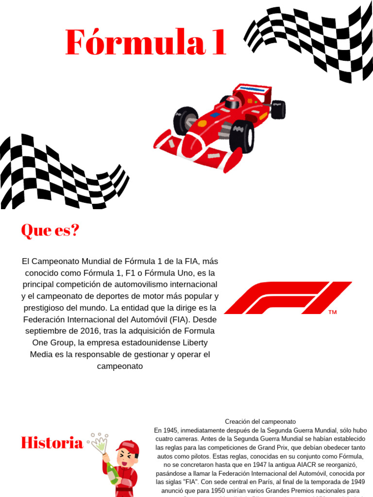 Fórmula 1 PDF | PDF | Formula Uno | Grand Prix Motor Racing