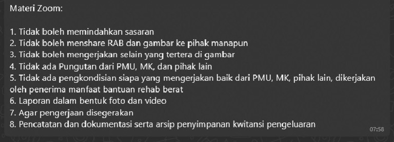 Pesan Pak PPK - 161024 | PDF