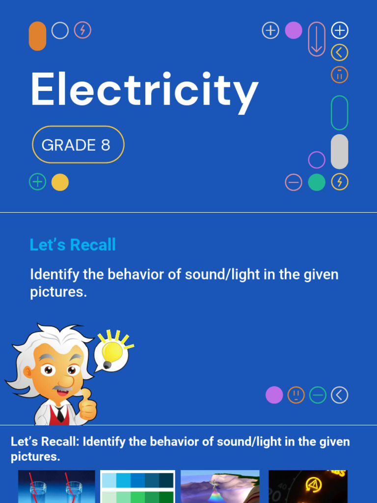 Ch6 Electricity Part 1 - Student Copy | PDF | Voltage | Electric Current