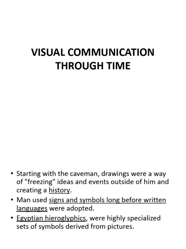 1-Ar 143 Graphics 1 Intro1 Visual Communication Through Time | PDF