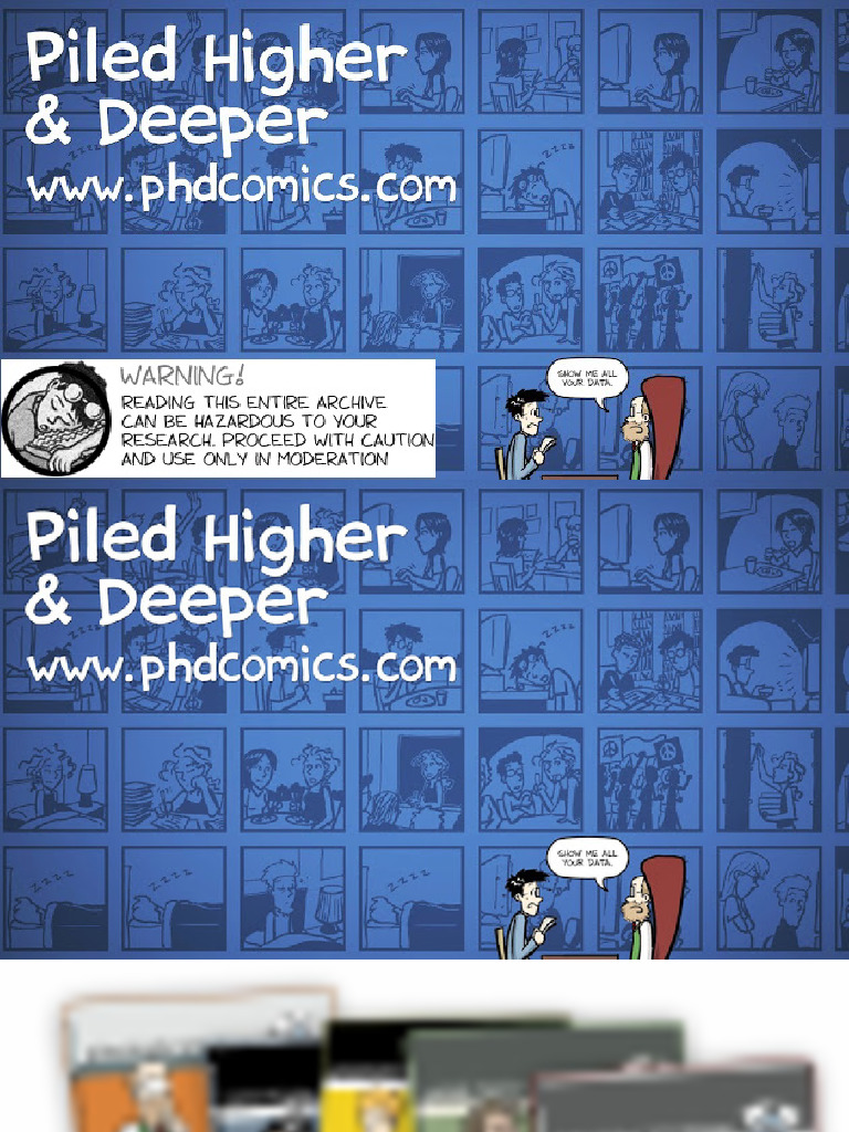 Jorge Cham - Piled Higher & Deeper Comics-Www - Phdcomics.com, Jorge Cham (2016) | PDF