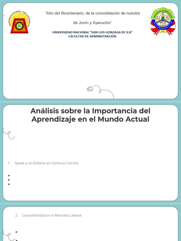 Importancia Del Aprendizaje en El Mundo Actual | PDF | Aprendizaje ...