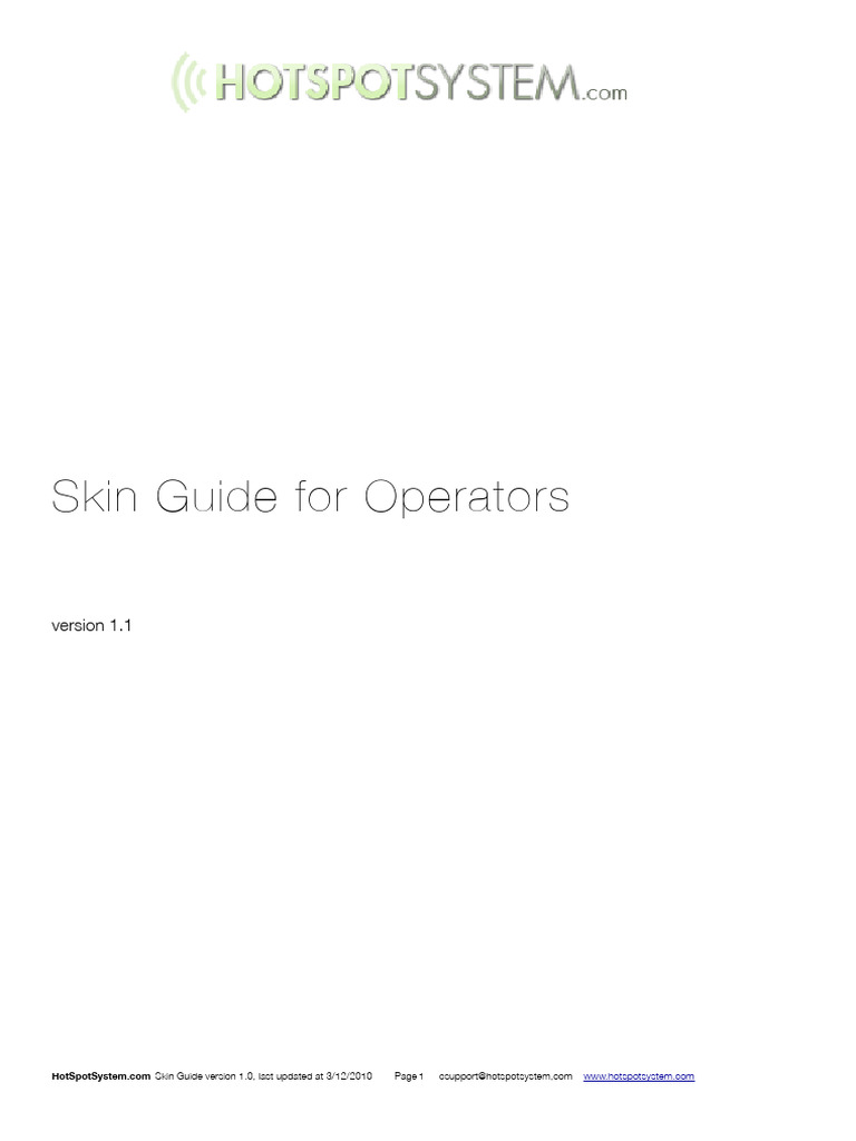 HSS-Skin-Guide | PDF | Tag (Metadata) | Html