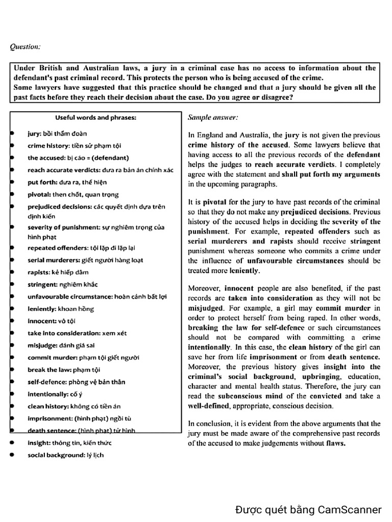 Writing Task 2 Sample | PDF