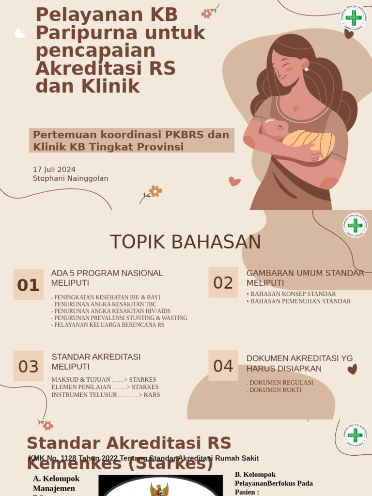Pelayanan KB Paripurna Untuk Akreditasi RS Dan Klinik | PDF